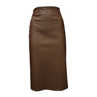 Giulia N Couture Braune Midi R&ouml;cke von Giulia N - - Skirts - Damen - Braun - XS