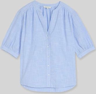 Tom Tailor Regular Fit Bluse aus reiner Baumwolle