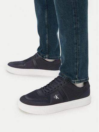 Calvin Klein Sneakers Classic Cups Laceup Knit HM0HM02130 Dunkelblau