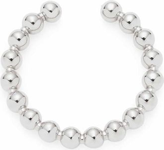 Leonardo Leonardo Jewels Ciao Lollo 1 pc Ear Cuff en Acier Inoxydable Anneau Ouvert en Petites Billes Argent Bijoux Doreille Femme 024258, Eine Grösse, Acier i