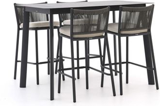 Manifesto Furniture Manifesto Idro/Savio 150 cm Gartenbar-Set 5-teilig