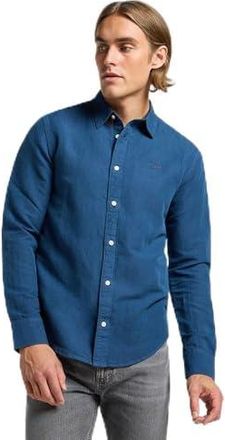 Lee Patch Shirt, Bleu (Orion), XXL Hommes