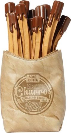 Moschino Borsa Churros - Femme - Sacs - Beige - Taille: ONE Size