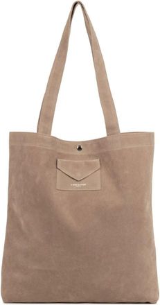 Lancaster Femme, Sacs, Beige, Taille: ONE Size Lancaster Sac cabas &eacute;paule Avec Pression M Su&eacute;dine KBA 518-061 Beige Fonc&eacute;