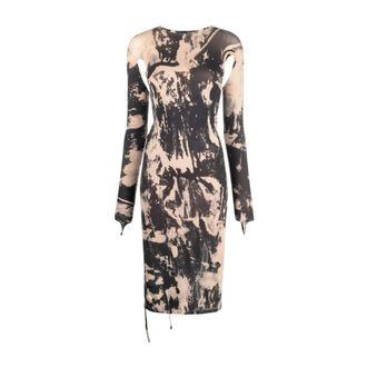 ADĀMO Andrea Adamo Bedrucktes Sculpting Jersey Kleid - - Dresses - Damen - Mehrfarbig - 2XS/XS