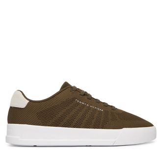 Tommy Hilfiger Sneakers Tommy Hilfiger Th Court Knit FM0FM05823 Gr&uuml;n