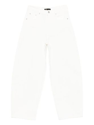 Maje belt-loops jeans - Wei&szlig;