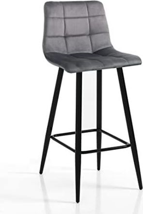 Wink Design Tiffani Grey Home 2er Set Barhocker