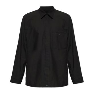 Issey Miyake Herren, Shirts, Schwarzk, LGr&ouml;&szlig;e