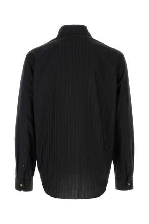 Versace Cotton-Silk Shirt - Black