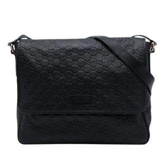 Gucci Pre-owned Messenger Bag - - Pre-owned - Damen - Schwarzk - ONE SIZE