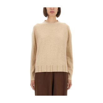 Fabiana Filippi Damen, Strickwaren, Beige, MGr&ouml;&szlig;e