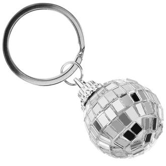 Beaupretty OATIPHO Porte-Cl&eacute;s Mini Boule Disco Argent&eacute;e en Alliage de Zinc et Plastique Pendentif D&eacute;coratif Portable pour Paquet &agrave; Dos et Paquet &agrave; Main Accessoir