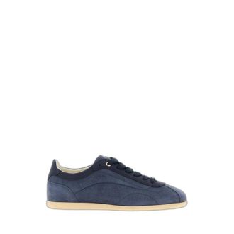 Brunello Cucinelli Sneaker aus Nubuk und Kalbsleder - - Shoes - Herren - Blau - 41 EU