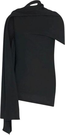 The Row Femme, Tops, Noir, Taille: 36 FR Isadra Draped Top