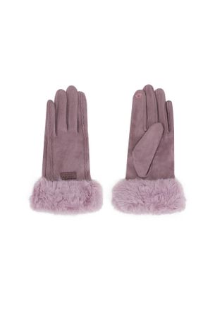 Queen Helena Warme Elegante Touch Screen Winterhandschuhe aus weichem Wildleder f&uuml;r Damen G03, Einheitsgr&ouml;&szlig;e