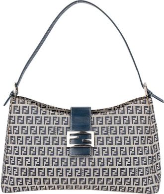 Fendi Crossbody Bags - Fendi FF Monogram Baguette Buckle Shoulder Bag - Gr. unisize - in Bunt - f&uuml;r Damen