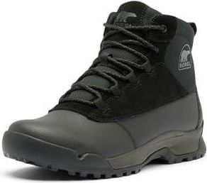 Sorel Buxton Lite Lace Plus Bottes imperm&eacute;ables pour homme, noir/noir, 44 EU