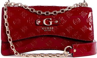 Guess Damen Gerty Umwandelbare Crossbody-Klappe Umhängetasche, rot