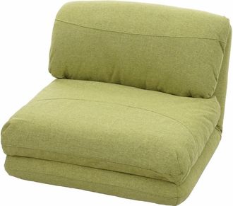 Hhg Schlafsessel HHG 515, Schlafsofa Funktionssessel Klappsessel Relaxsessel, Stoff/Textil gr&uuml;n