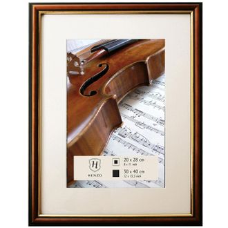 Henzo Verona 30x40 Frame dunkelbraun Bilderrahmen, Holz, 30x40 cm