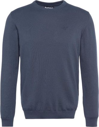 Barbour Homme, Pulls, Bleu, Taille: S Pima Cotton Crew