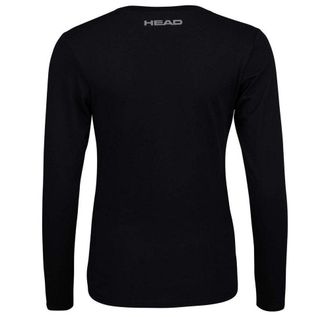 Head Langarmshirt Club Linda (Baumwollmix) schwarz Damen