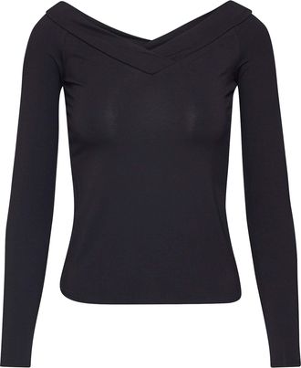 Pieces Pcmaliva Ls Off Shoulder V-Neck Top Noos