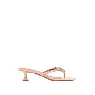 Amina Muaddi Gigi Thong 45 - - Shoes - Damen - Beige - 40 EU