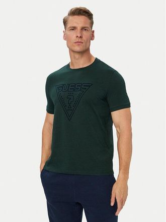 Guess T-Shirt Z6YI20 K5016 Dunkelgr&uuml;n Regular Fit