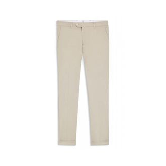 HUGO BOSS Slim-Fit-Hose aus waschbarer Baumwolle mit Stretch-Anteil - - Trousers - Herren - Beige - 3XL