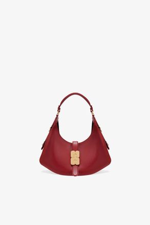 Ganni Petit sac rouge Kat Dark Port&eacute; &Eacute;paule En Cuir Recycl&eacute; - Pour Femme
