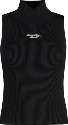 Diesel Femme, Tops, Noir, Taille: 40 FR M-Onervax D&eacute;bardeur c&ocirc;tel&eacute;