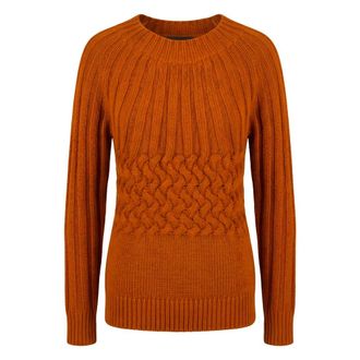 Moorer Eleganter Pullover mit Rundhalsausschnitt - - Knitwear - Damen - Orange - XL