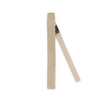 Au Printemps Paris Cravate droite tricot&eacute;e en soie