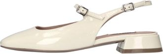 Bibi Lou Femme, Chaussures, Blanc, Taille: 38 EU Escarpin Slingback en Cuir Verni