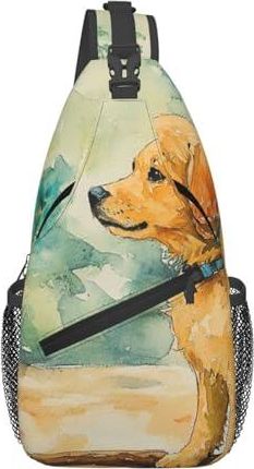 Generic Dogs In The Jungle Sac &agrave; bandouli&egrave;re de voyage pour homme Sac &agrave; dos de randonn&eacute;e