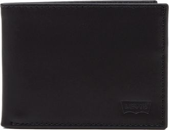 Levi's Mens Batwing Bifold Id Wallet, Regular Black
