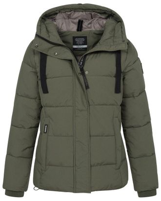 Sublevel Steppjacke Winter Jacke Mantel Parka Steppjacke Lange Winter Mantel Warm gesteppt