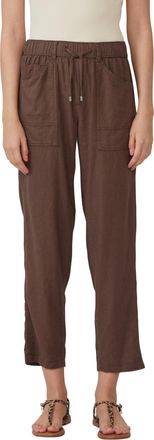 s.Oliver Leinenmix-Hose im Relaxed Fit mit Elastikbund