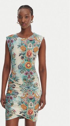 Just Cavalli Kleid f&uuml;r den Alltag 80PAOE04 CJ112 Bunt Slim Fit