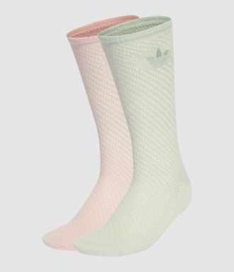 adidas Chaussettes Crochet Cr S 2P Sandy Pink/Linen Green