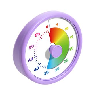 Generico Leises Lernwerkzeug, Kinder-Timer mit visuellem Timer, farbiger Countdown-Timer von Rainbow, visueller Timer für Kinder, Bibliotheken