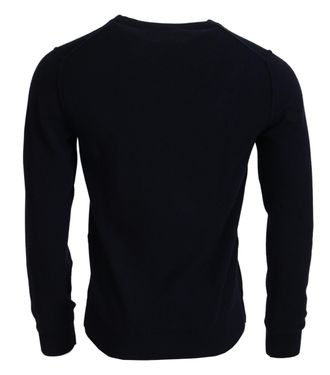 Dolce & Gabbana Womens Logo-Embroidered Cashmere Sweater Black