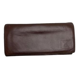 Burberry Pre-owned Leder-Geldb&ouml;rse - - Pre-owned - Damen - Braun - ONE SIZE