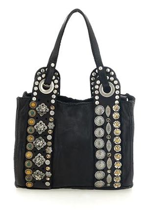 Campomaggi Sac à Bandoulière Forte dei Marmi NERO