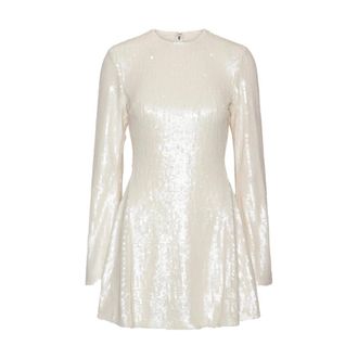 Rotate Pailletten-Minikleid - - Dresses - Damen - Wei&szlig; - M