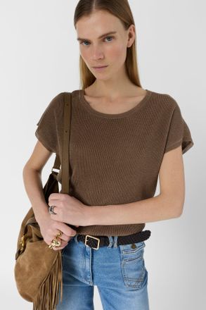 Gerard Darel Pull col rond en maille iris&eacute;e - LIXIA - Cigare