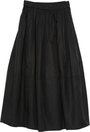 Co Femme, Jupes, Noir, Taille: 38 FR 3513Lcsp Midi Skirt