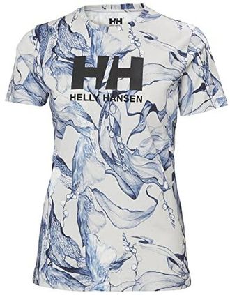 Helly Hansen HH Logo T-Shirt, 853 Grey Fog Esra, M Femme